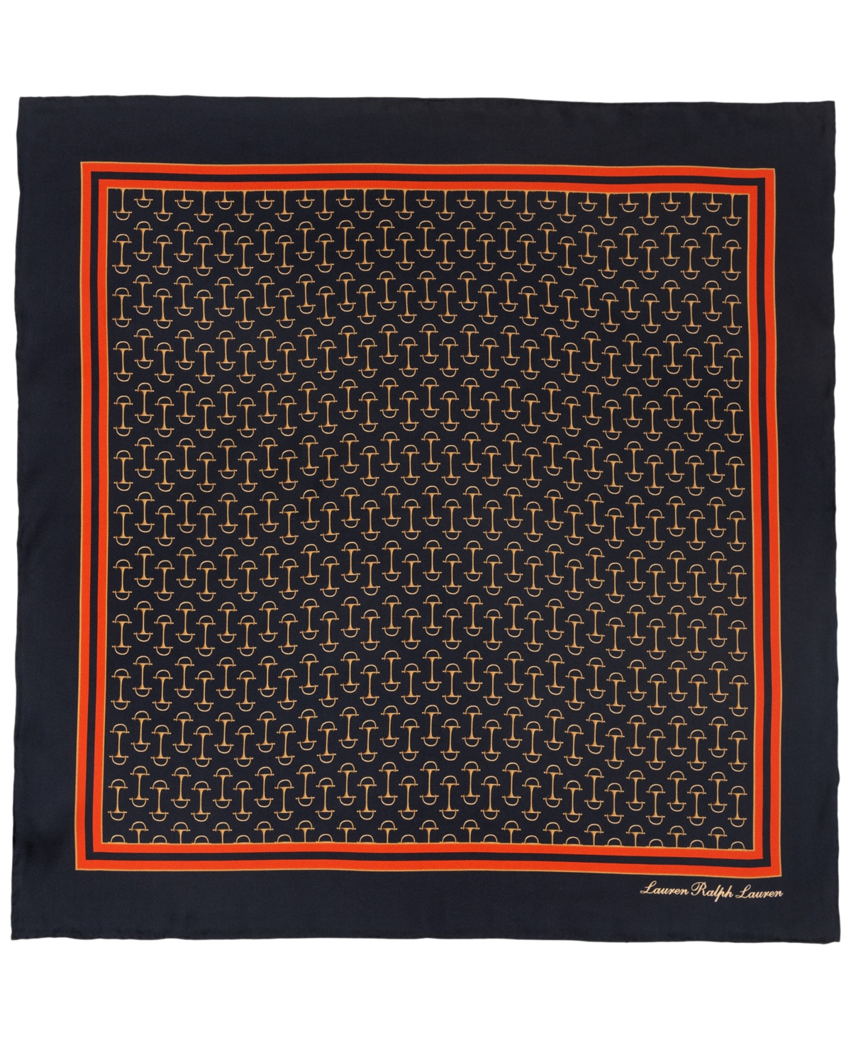 Click here for Lauren Ralph Lauren Equestrian Geo Small Square Sc... prices