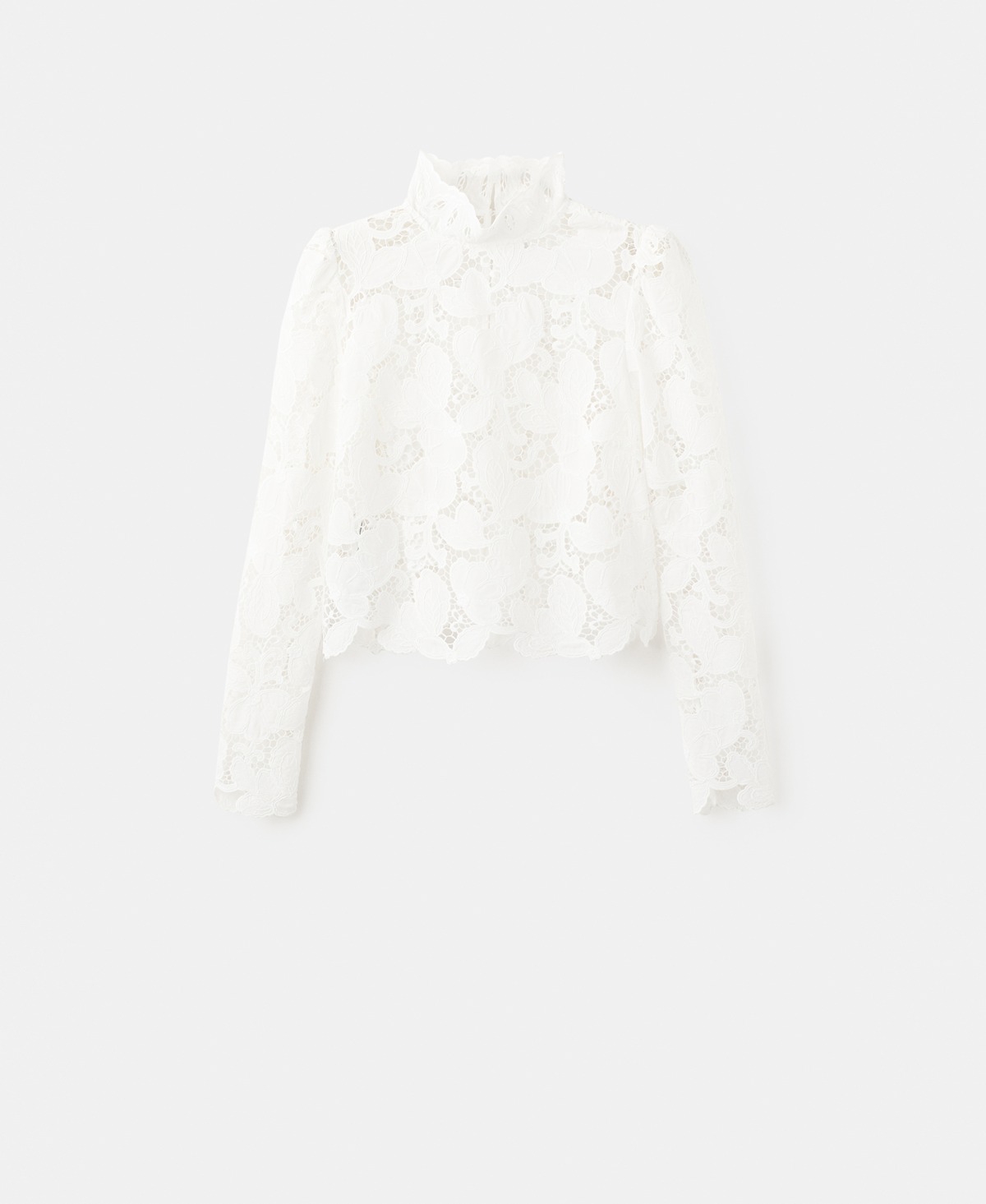 Click here for Mango Womens Floral Embroidery Blouse - White prices
