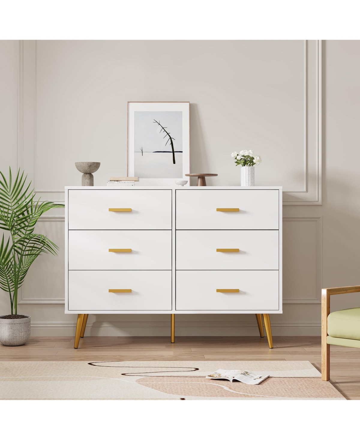 Click here for gaomon Dresser for Bedroom  Modern Wood Dresser wi... prices