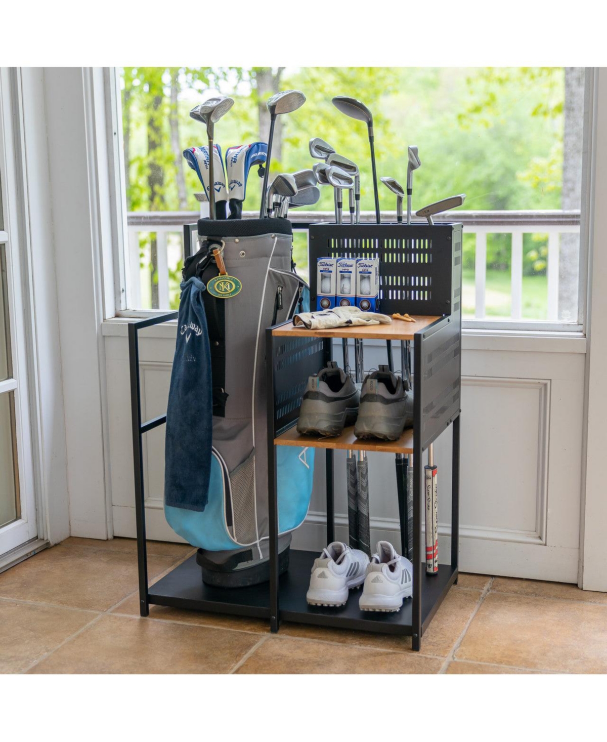 Click here for StoreYour Pinehurst Golf Club Organizer - Black po... prices