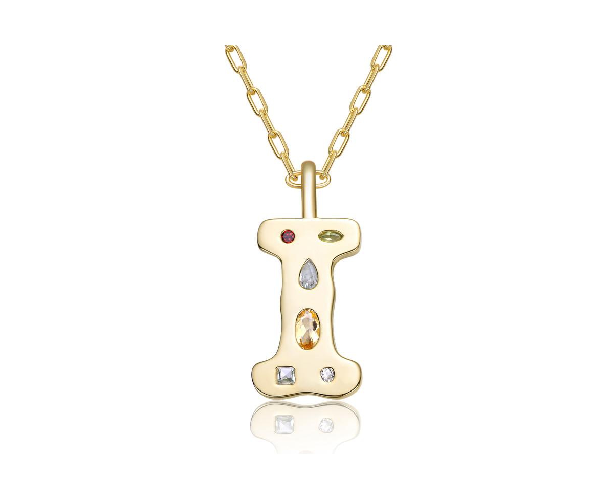 Click here for Genevive Unique 14K Gold Plated Multifaceted Cz In... prices