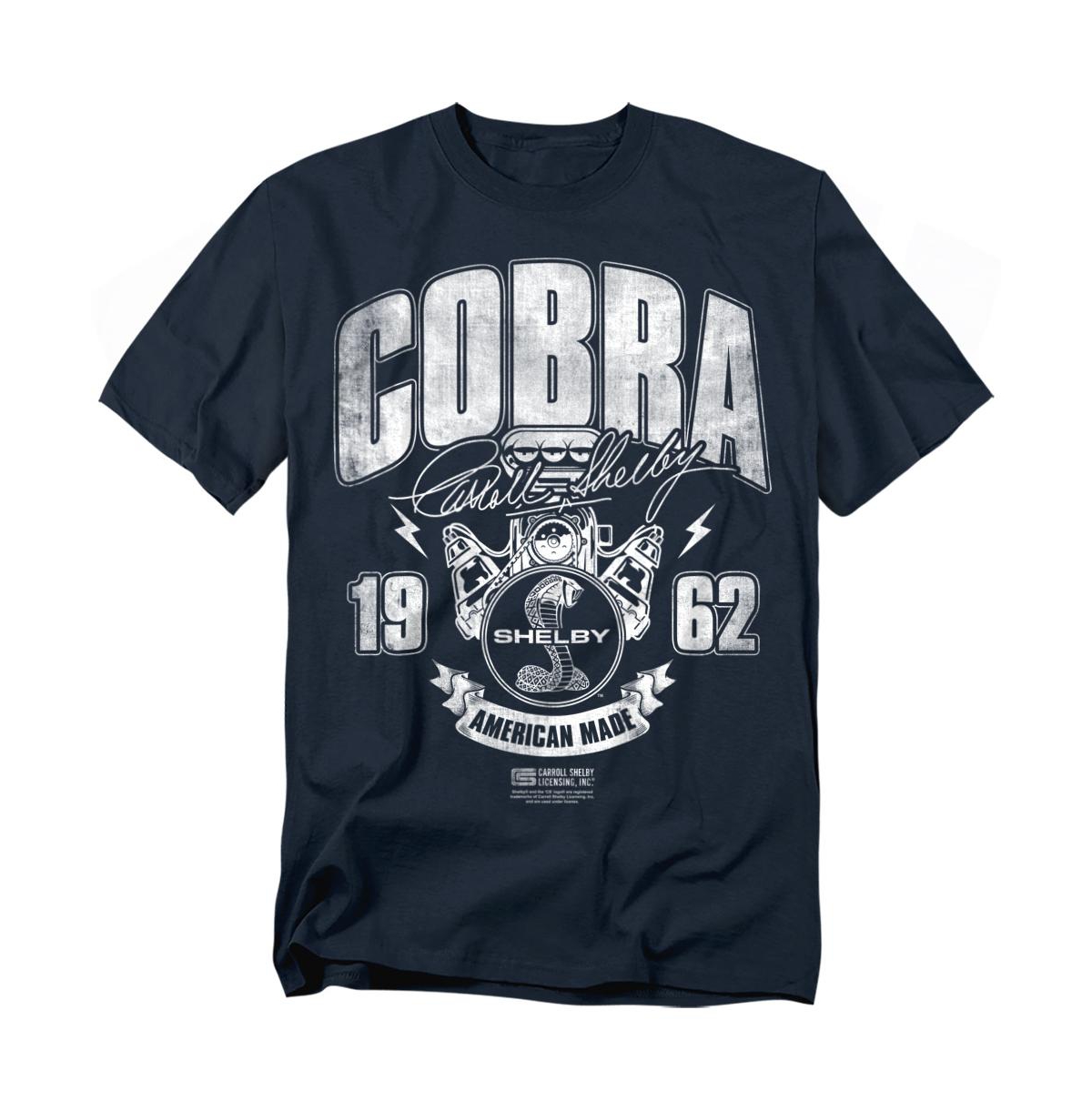 Click here for Mustang Mens Shelby Cobra Mono T-Shirt - Navy prices