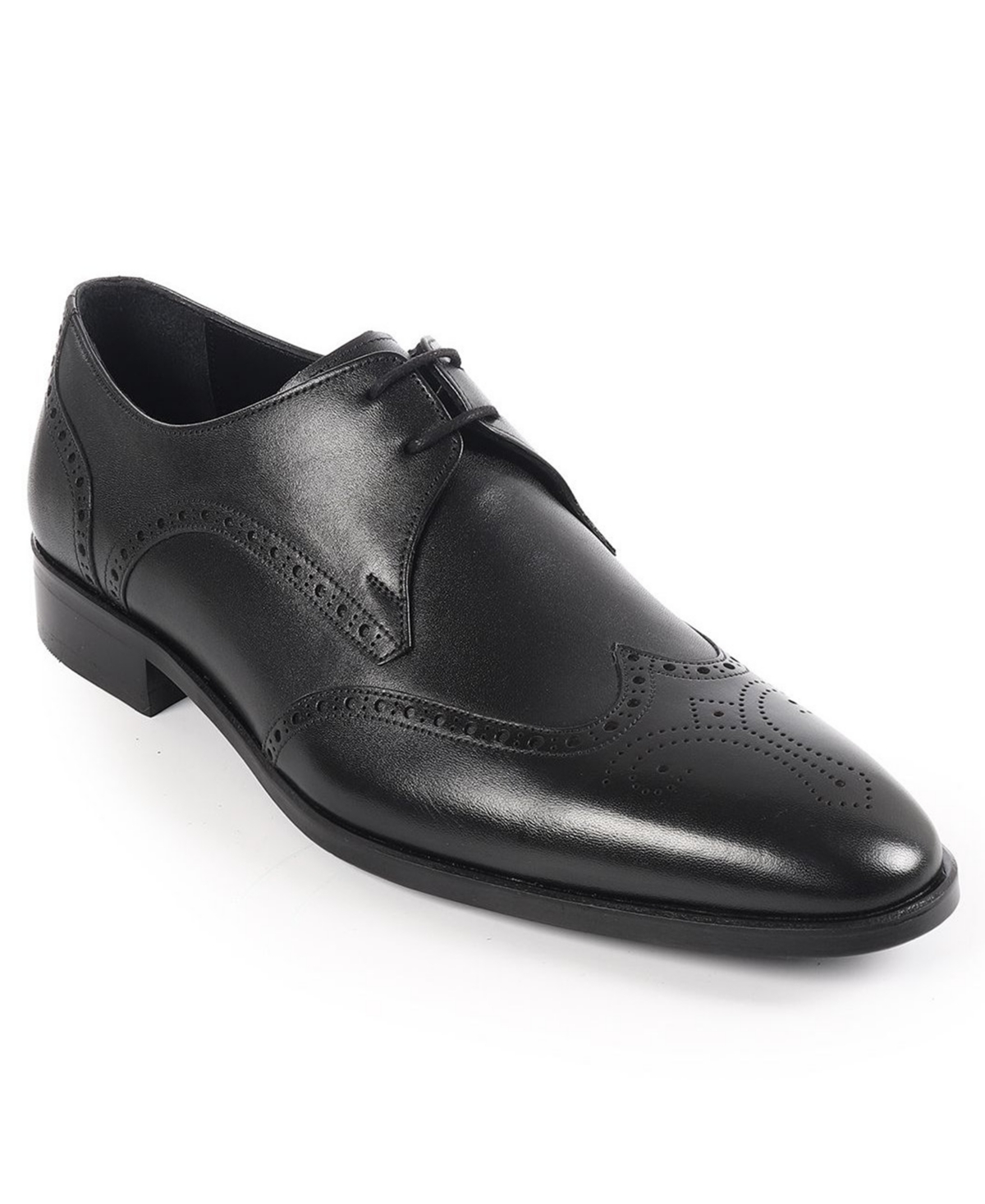 Click here for Vellapais Mens Wingtip Lace-Up Dress Shoes - Black prices