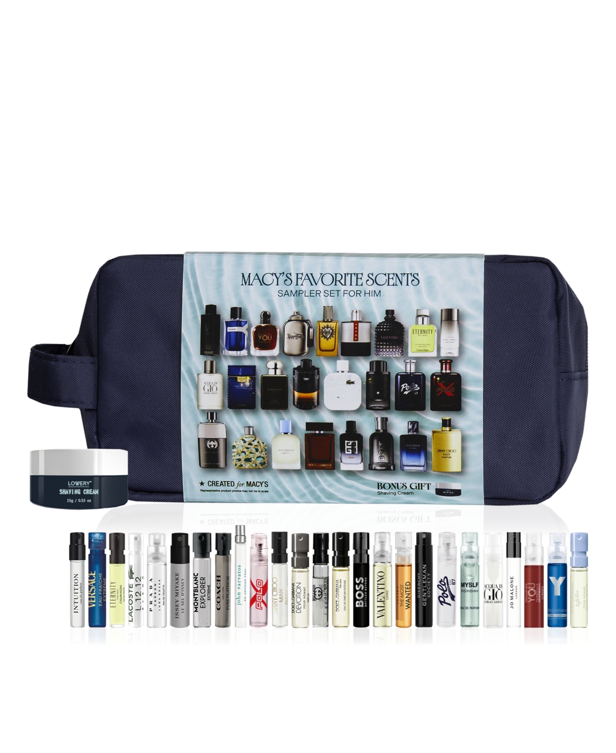 Click here for Macys 26-Pc. Mens Fragrance Sampler Set prices