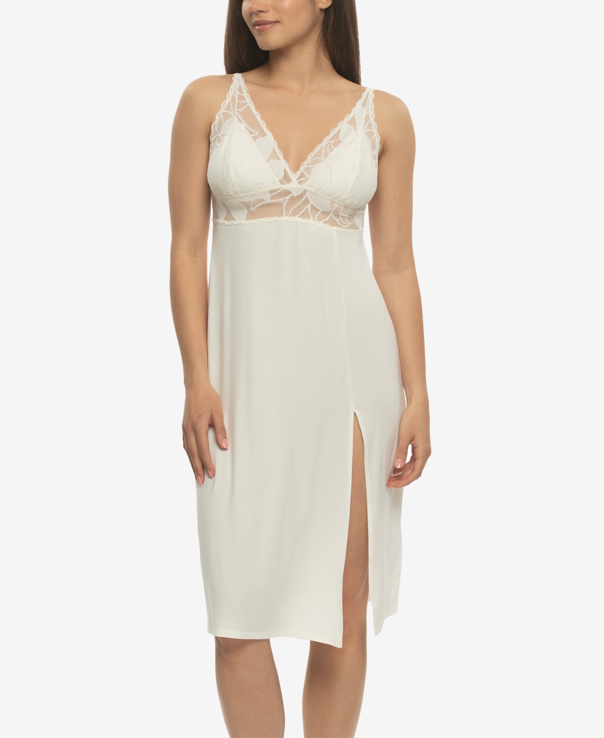 Click here for Felina Womens Annalisa Modal and Lace Chemise Styl... prices