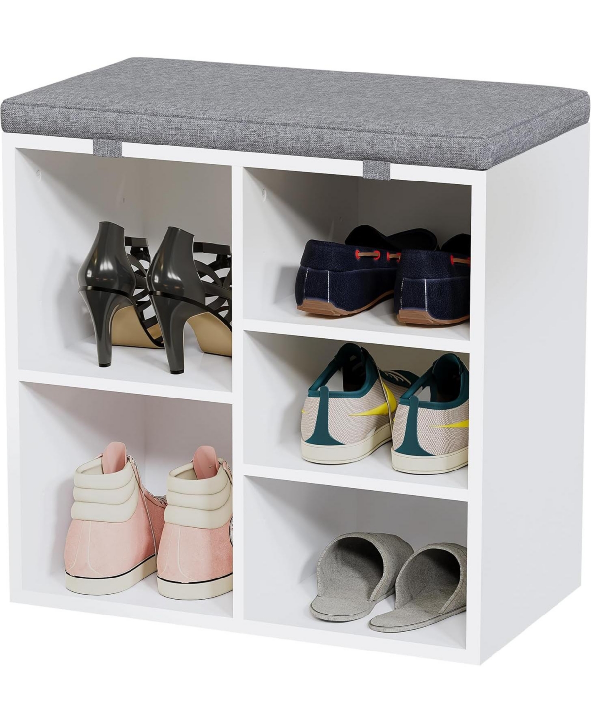 Click here for gaomon Entryway Shoe Bench with Storage & Cushione... prices