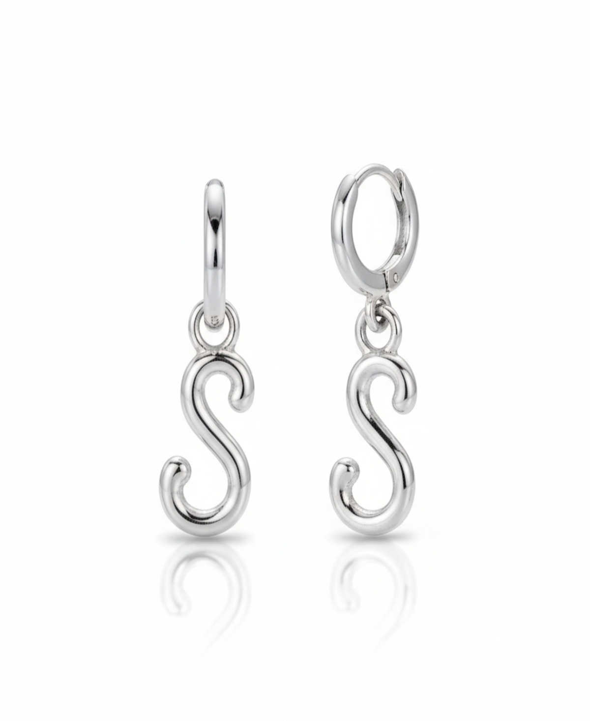 Click here for Oak & Luna Mini Signature Initial Huggie Earrings... prices