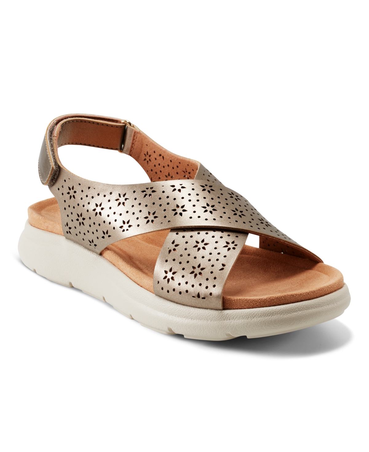 Click here for Easy Spirit Womens Amiya Crisscross Lightweight Fl... prices