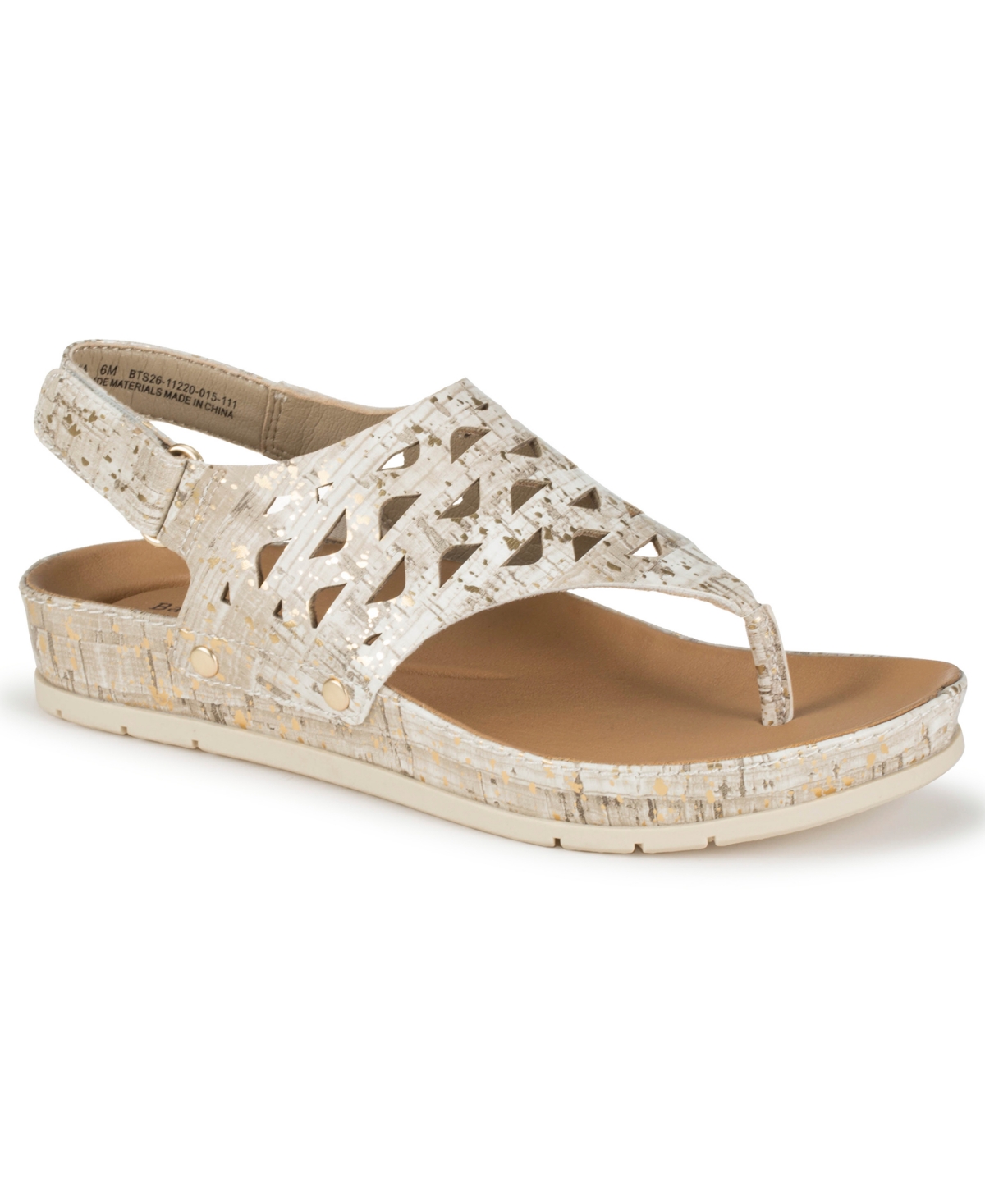 Click here for Baretraps Womens Winika Round Toe Sandals - Cream prices
