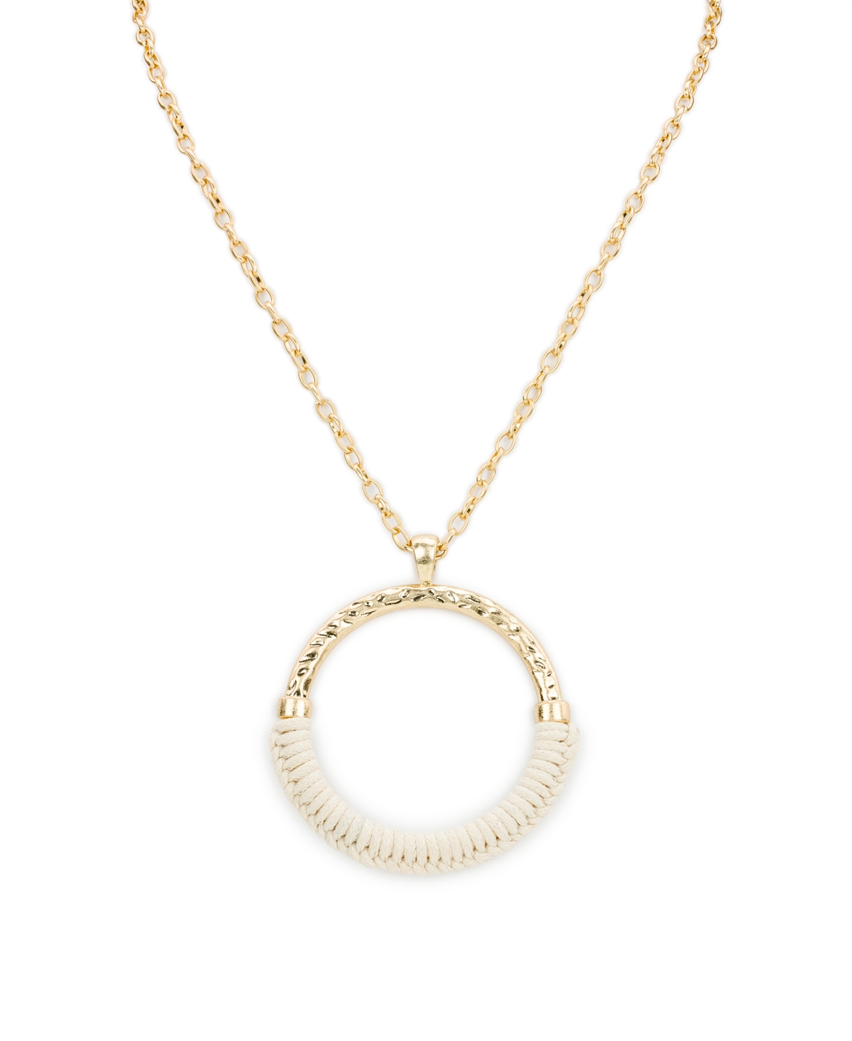 Click here for Patrica Nash Gold-Tone Plated Wrapped Ring Pendant... prices