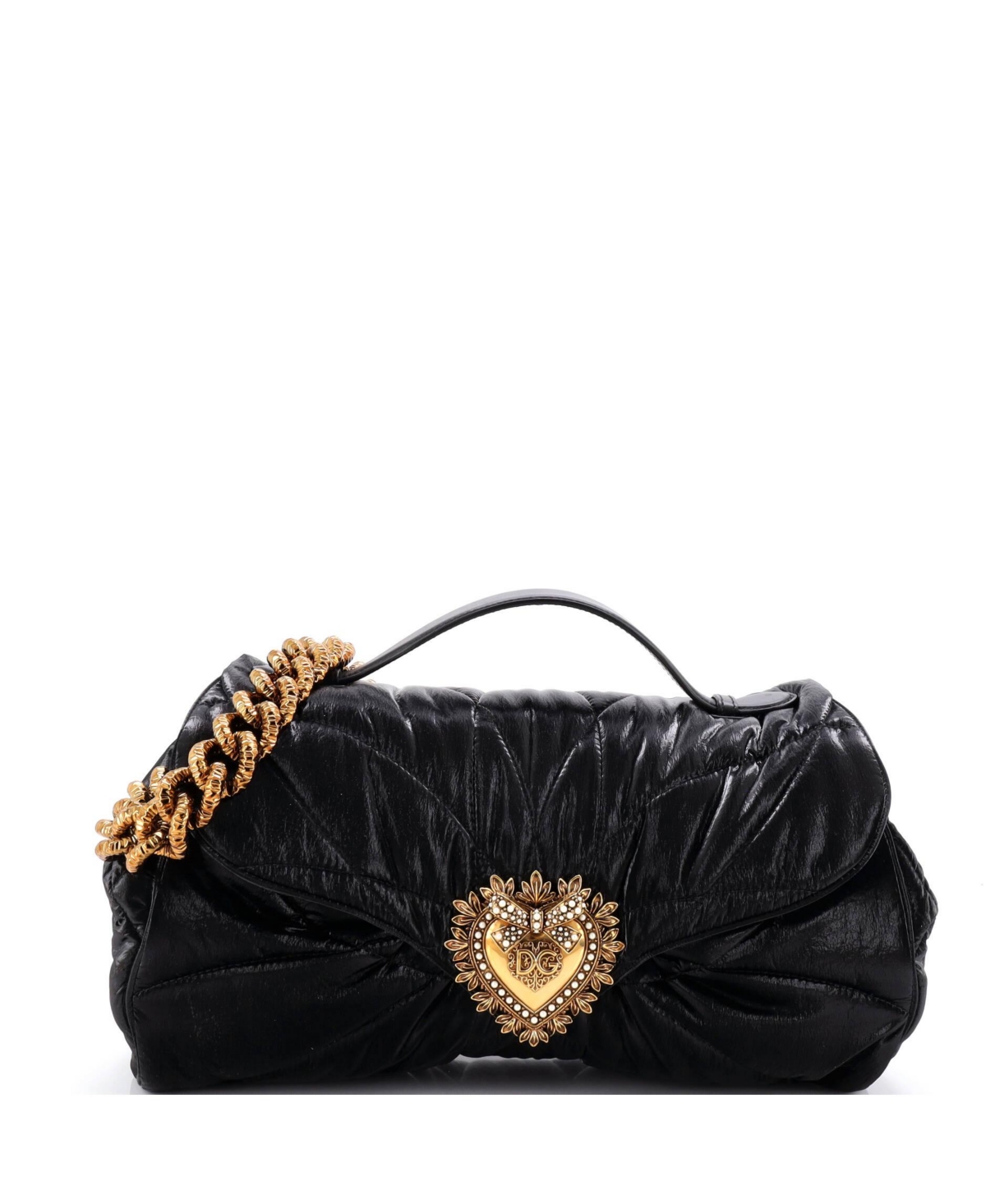 Click here for Pre-Owned Dolce & Gabbana Devotion Soft Flap Chain... prices