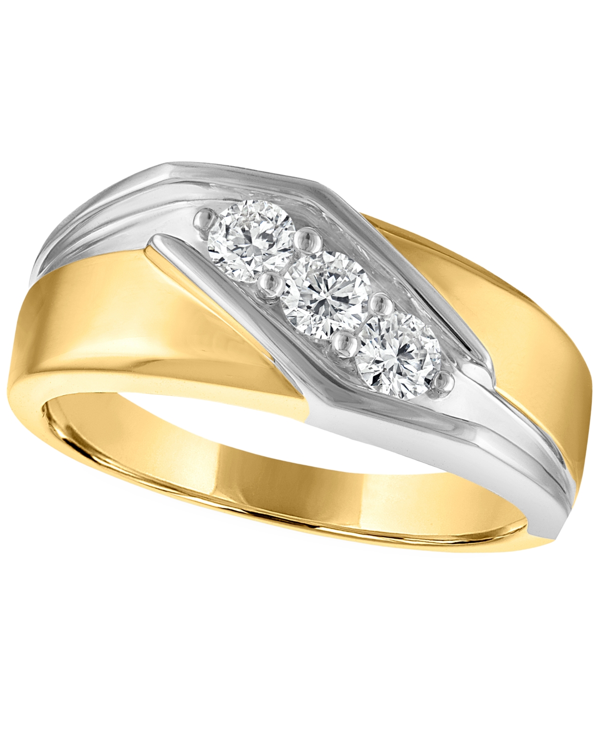 Click here for Macys Lab-Grown Diamond (1/2 ct. t.w.) Ring - Gold... prices