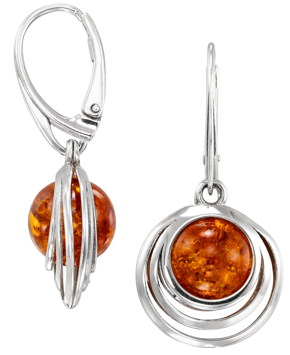Click here for Macys Baltic Amber Earrings (6 ct. t.w.) in Sterli... prices