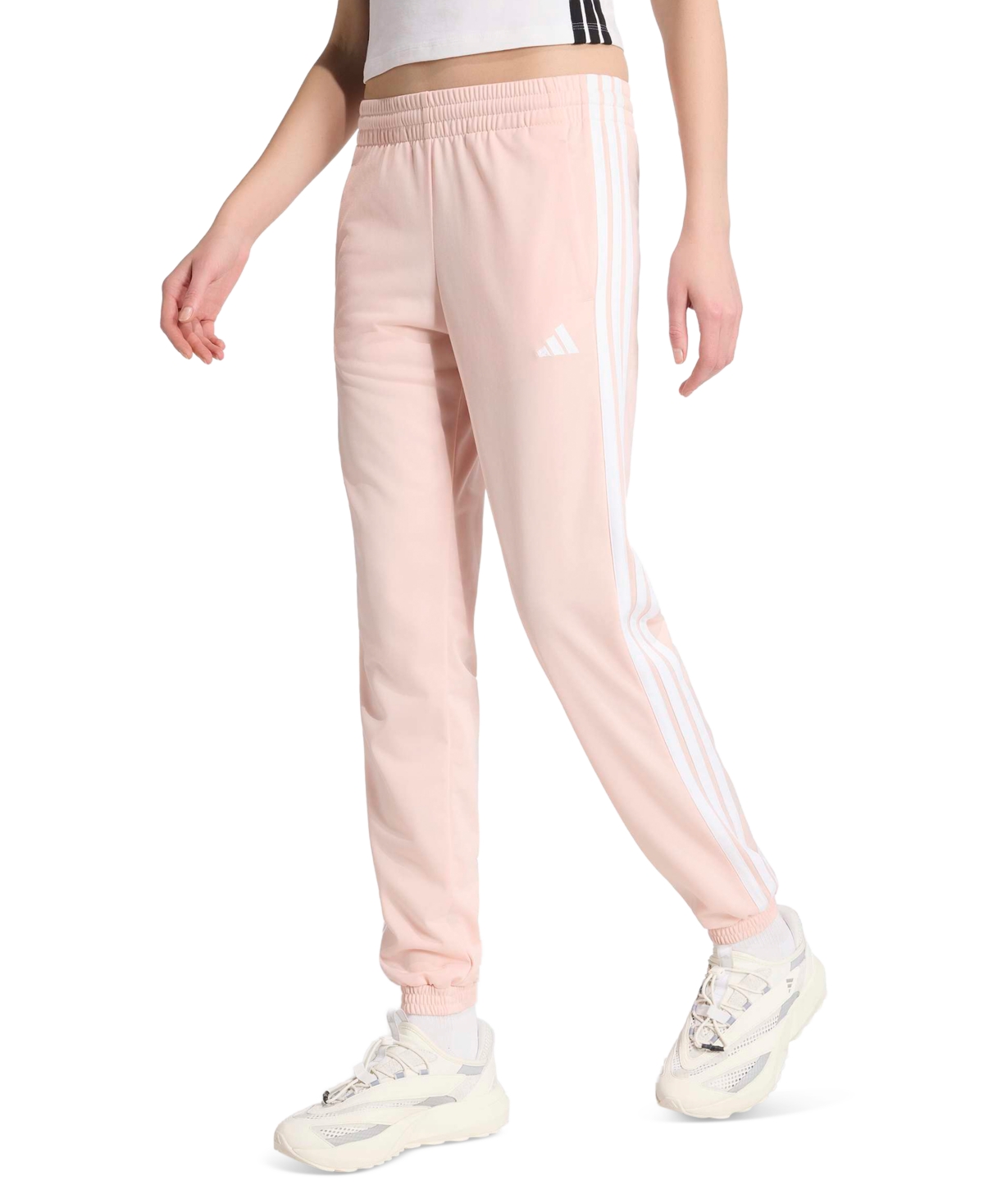 Click here for adidas Womens Tricot 3-Stripes Track Pants - Blush... prices