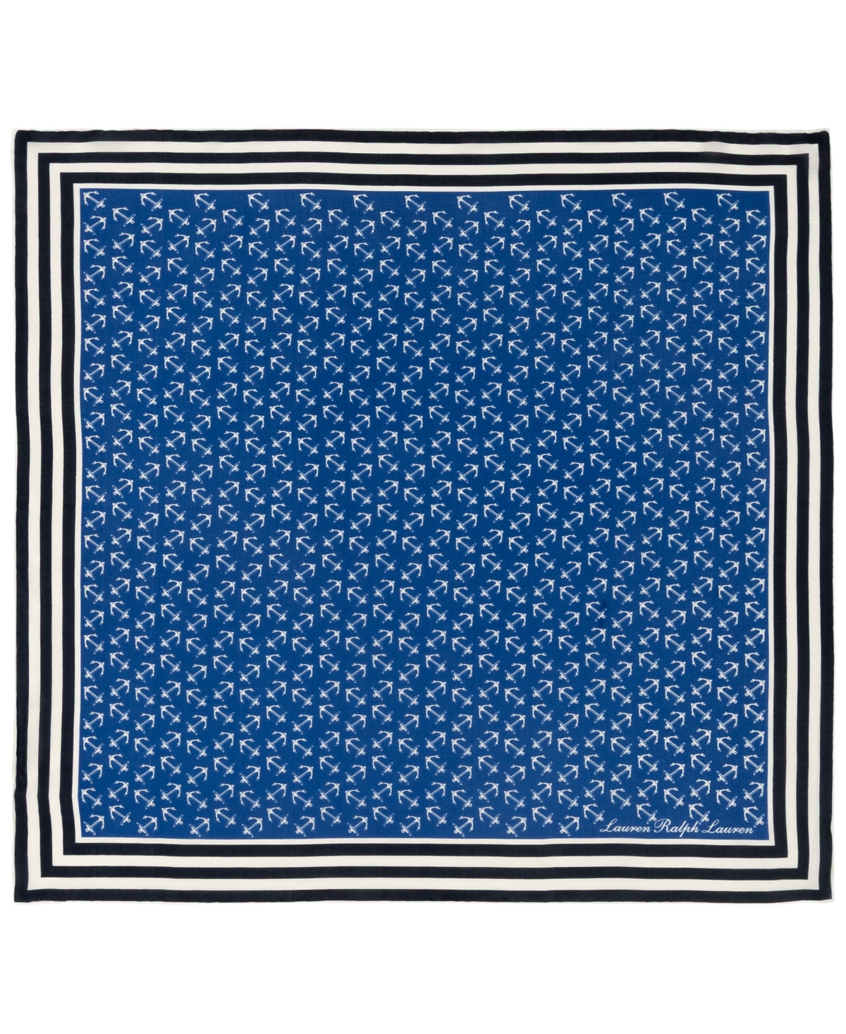 Click here for Lauren Ralph Lauren Nautical Small Square Scarf -... prices