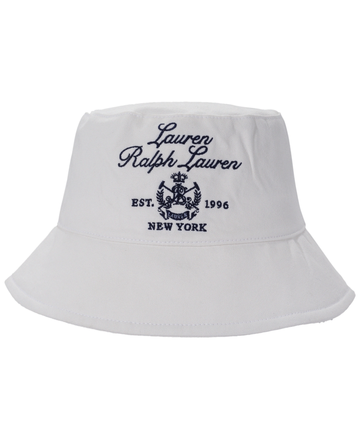Click here for Lauren Ralph Lauren Embroidery Cotton Bucket Hat -... prices