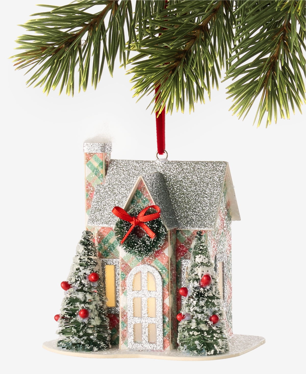 Click here for Holiday Lane Cozy Cabin Led Paper House Ornament... prices