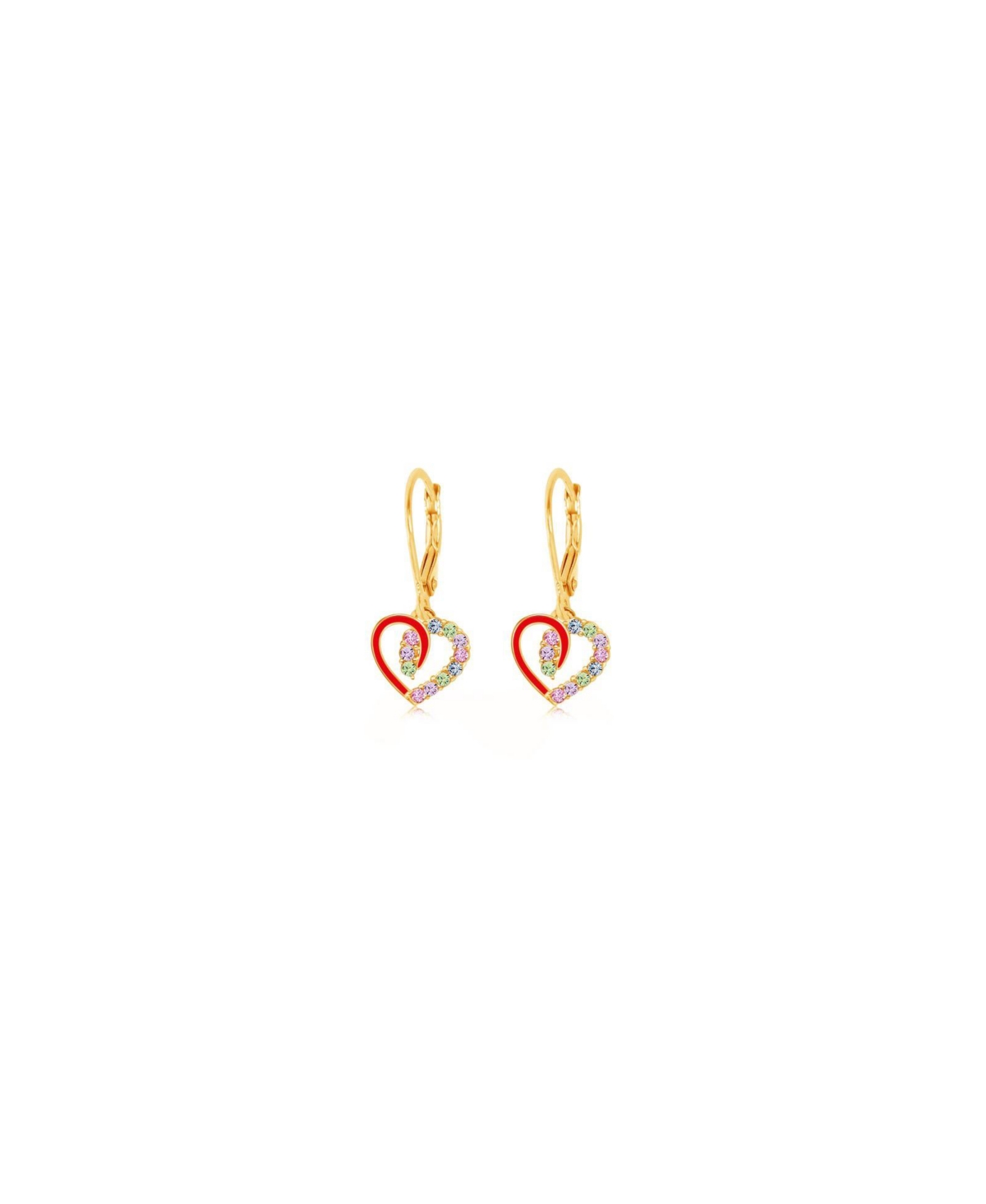 Click here for Chanteur Girls 18K Yellow Gold Plated Heart Hypoal... prices