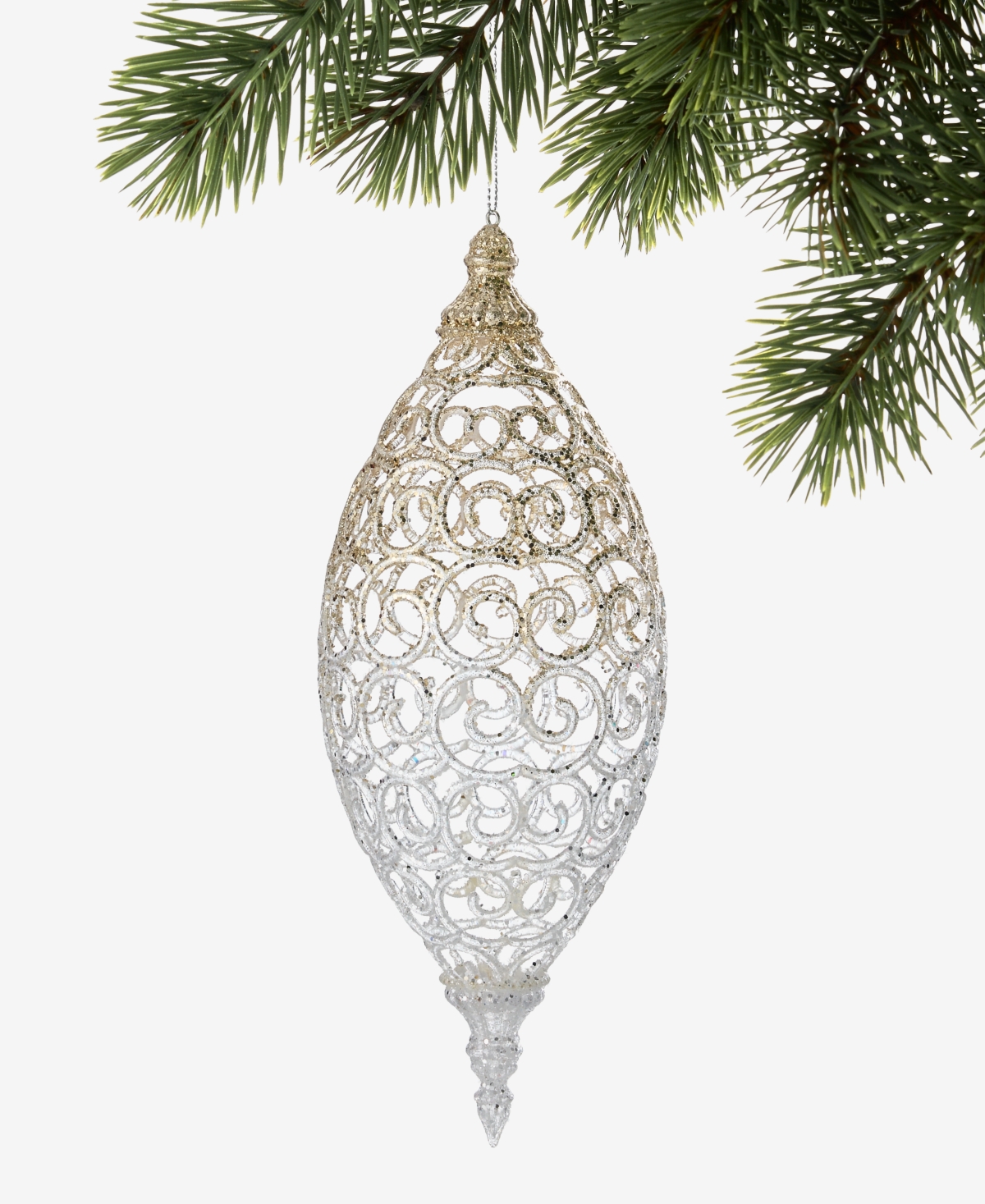 Click here for Holiday Lane Gilded Glamour Finial Ornament  Macys... prices