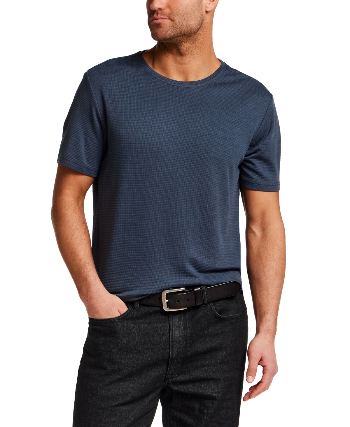 Click here for Vintage & Black Mens Horizontal Ribbed T-Shirt - N... prices