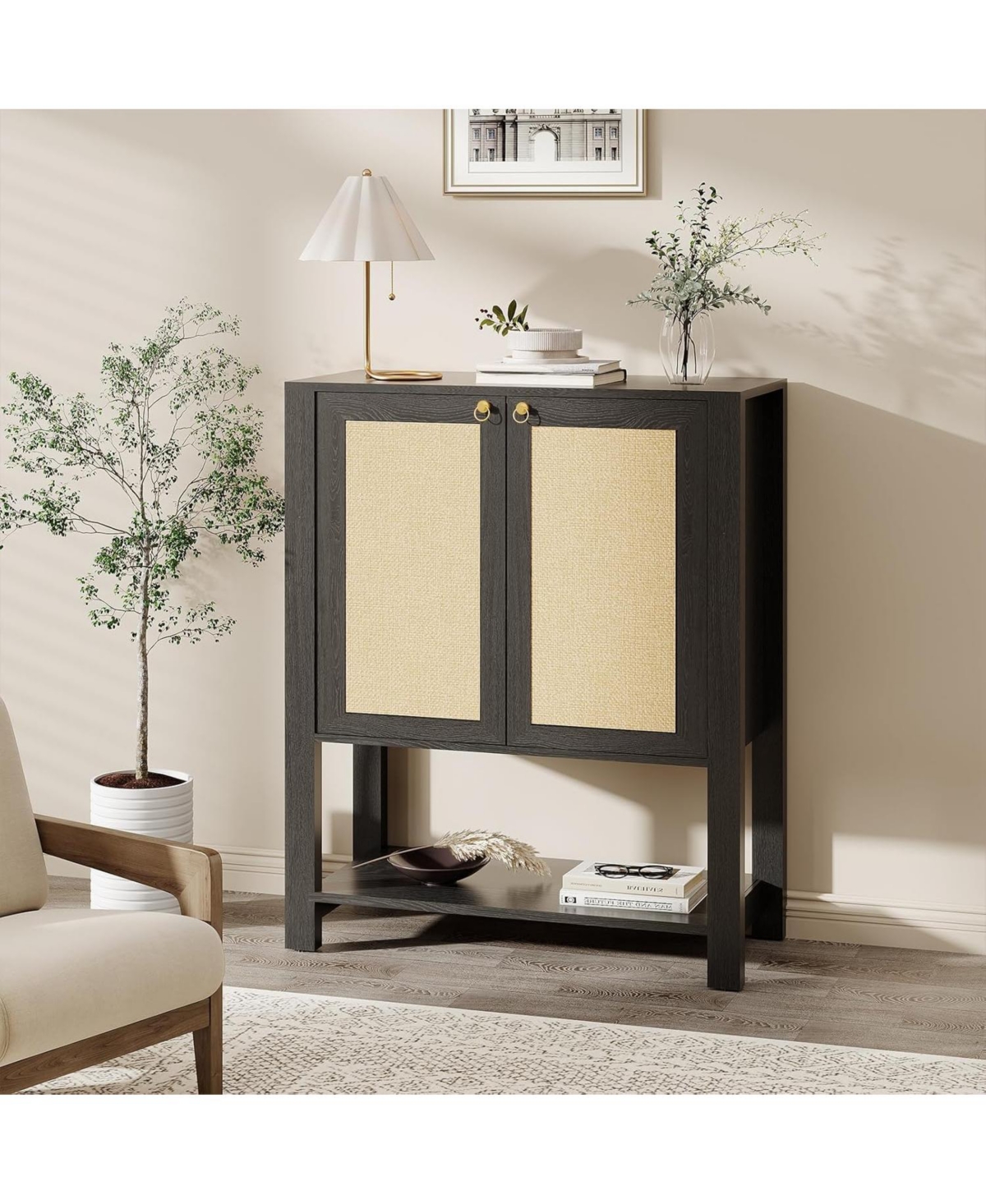 Click here for gaomon Farmhouse Shoe Cabinet with Storage 5-Tier... prices