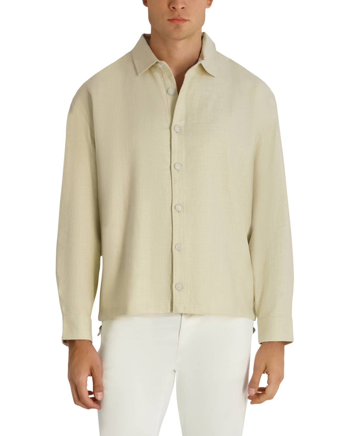 Click here for Karl Lagerfeld Paris Mens Regular-Fit Oversized Sh... prices