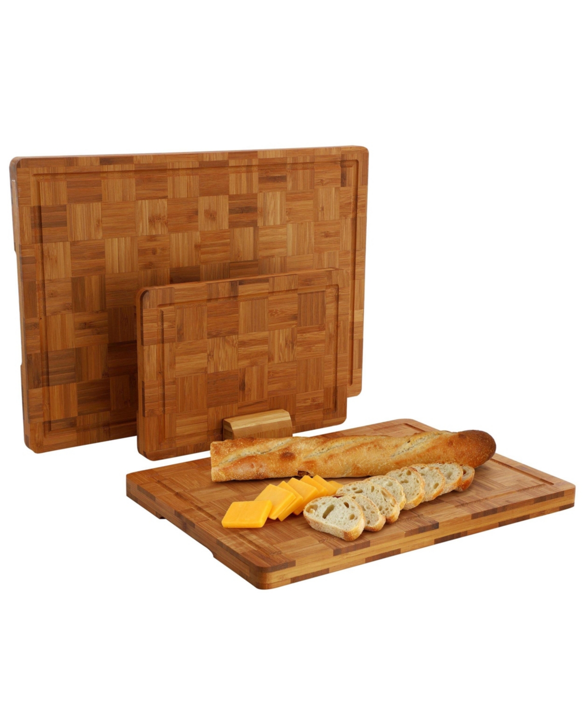 Click here for MegaChef 3 Piece Bamboo Checkered Pattern Cutting... prices