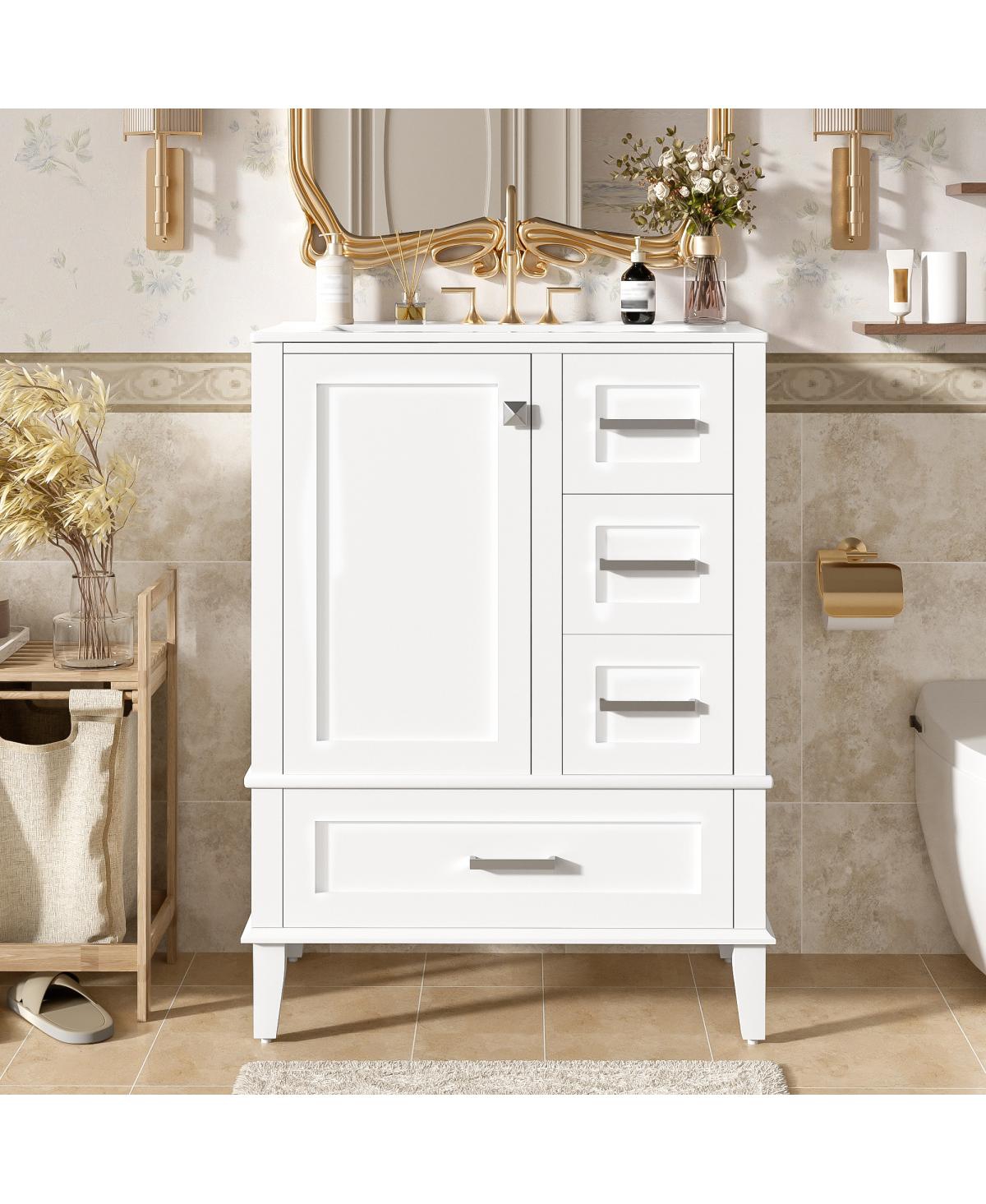Click here for Sillysis 24.8" Bathroom Vanity with Ceramic S... prices