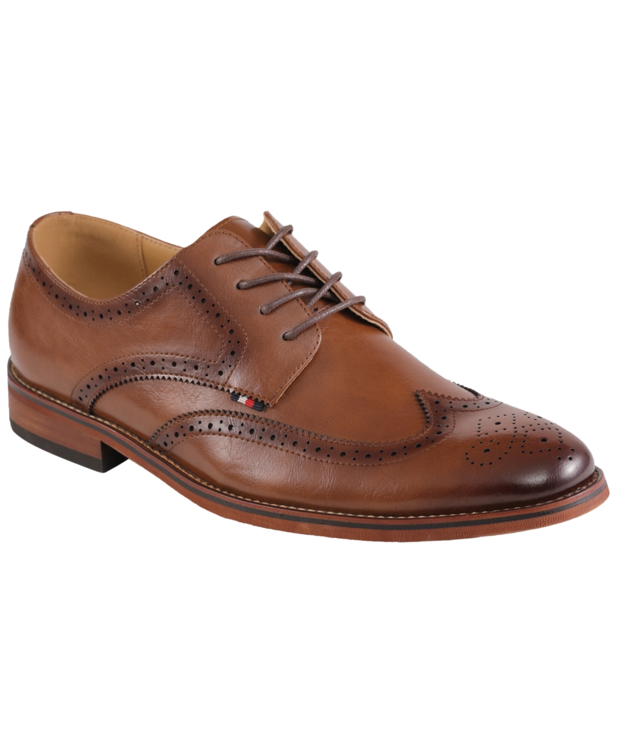 Click here for Tommy Hilfiger Mens Buford Lace Up Wingtip Oxford... prices