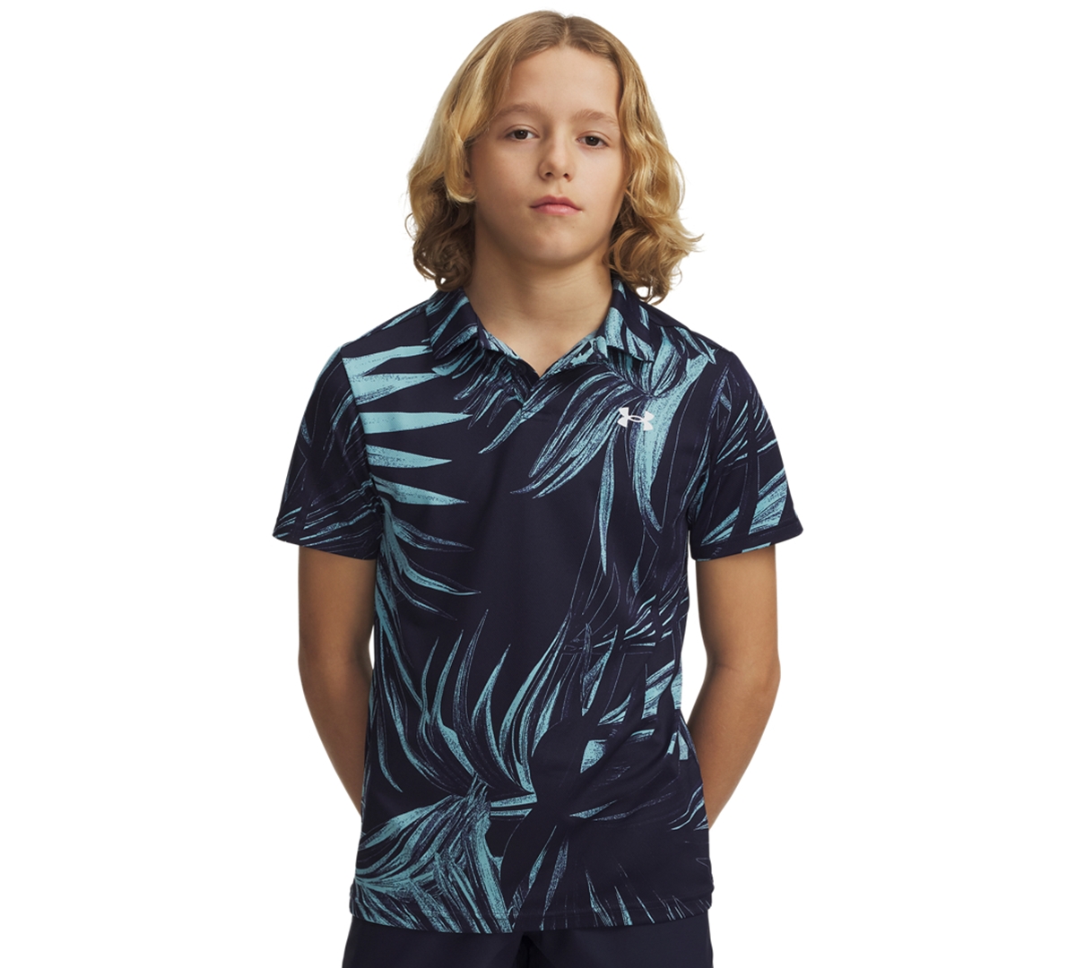Click here for Under Armour Boys 6-20 Matchplay Printed Polo Two... prices