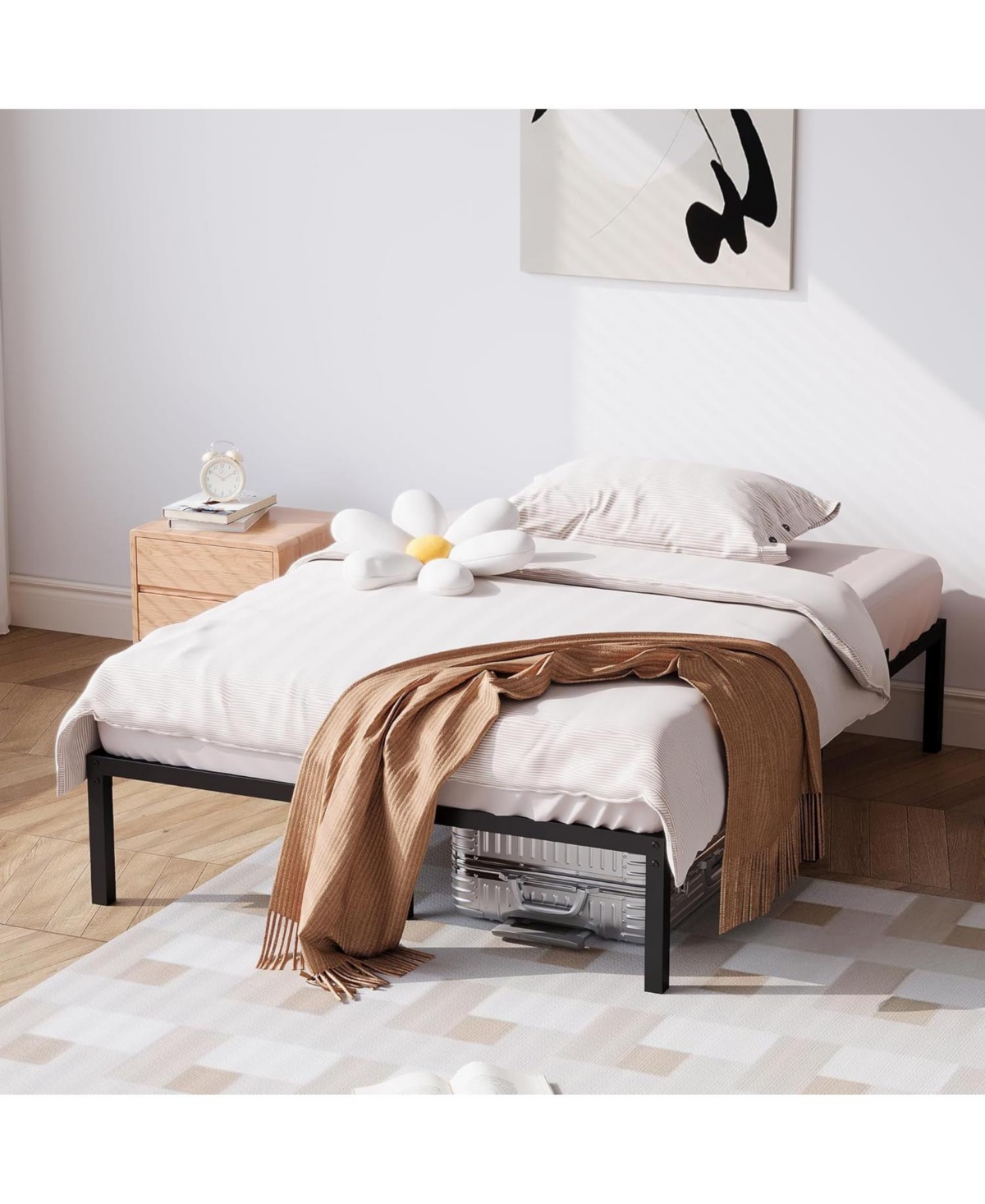 Click here for gaomon 12 Inch Full Metal Platform Bed Noise Free... prices