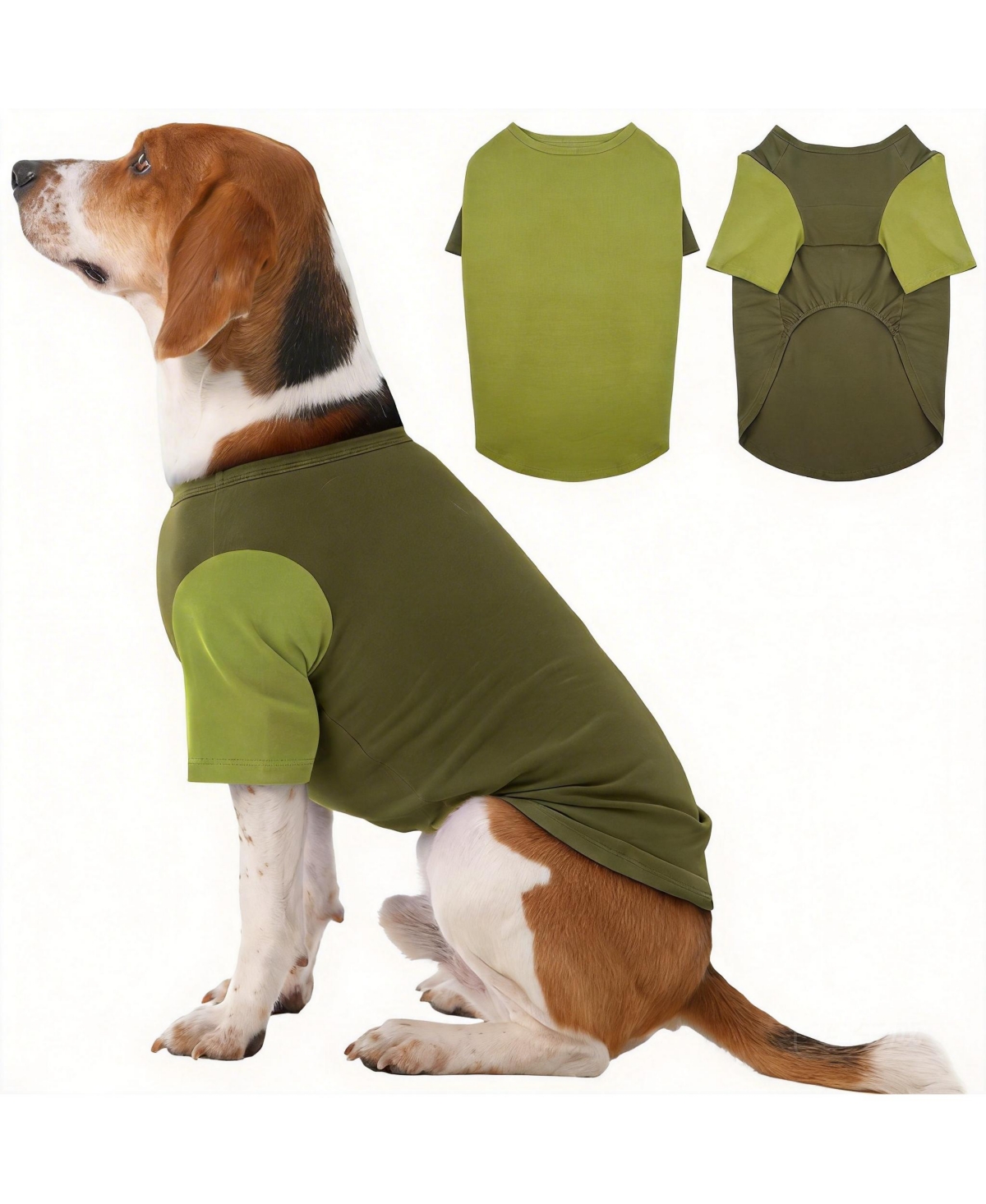 Click here for Aronkl 2 Pack Breathable Cotton Spandex Dog T-shir... prices