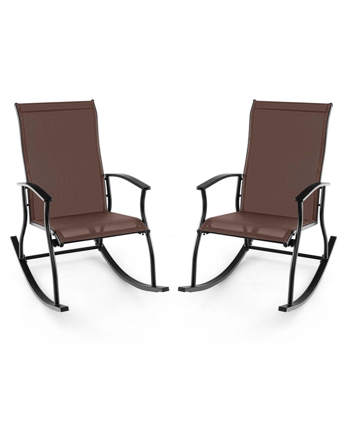 Click here for Gymax Set of 2 Outdoor Rocking Chair Patio Rocker... prices