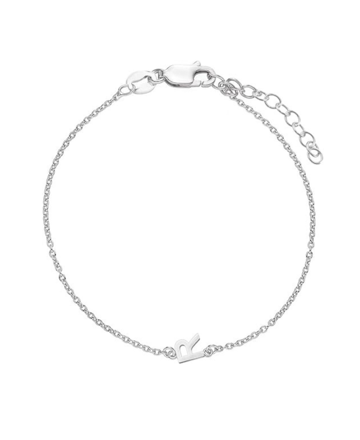 Click here for Oak & Luna Inez Initial Bracelet/Anklet - Letter r prices