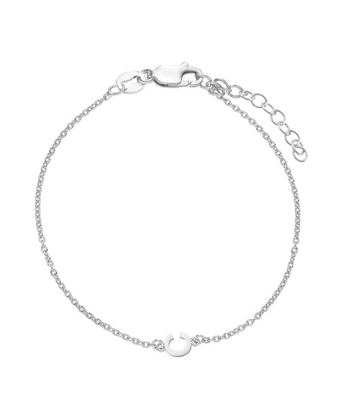 Click here for Oak & Luna Inez Initial Bracelet/Anklet - Letter c prices