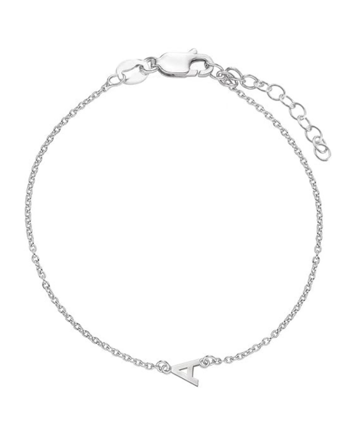 Click here for Oak & Luna Inez Initial Bracelet/Anklet - Letter a prices
