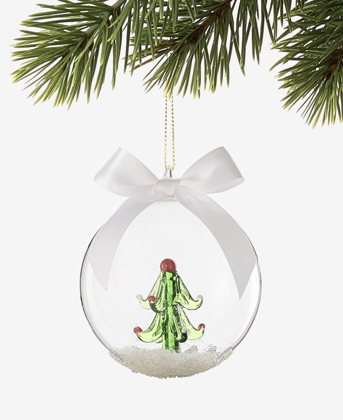Click here for Holiday Lane Cozy Cabin Tree Inside Ball Ornament... prices