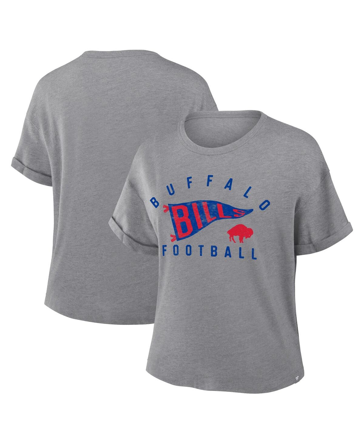 Click here for Fanatics Womens Heather Gray Buffalo Bills Pennant... prices
