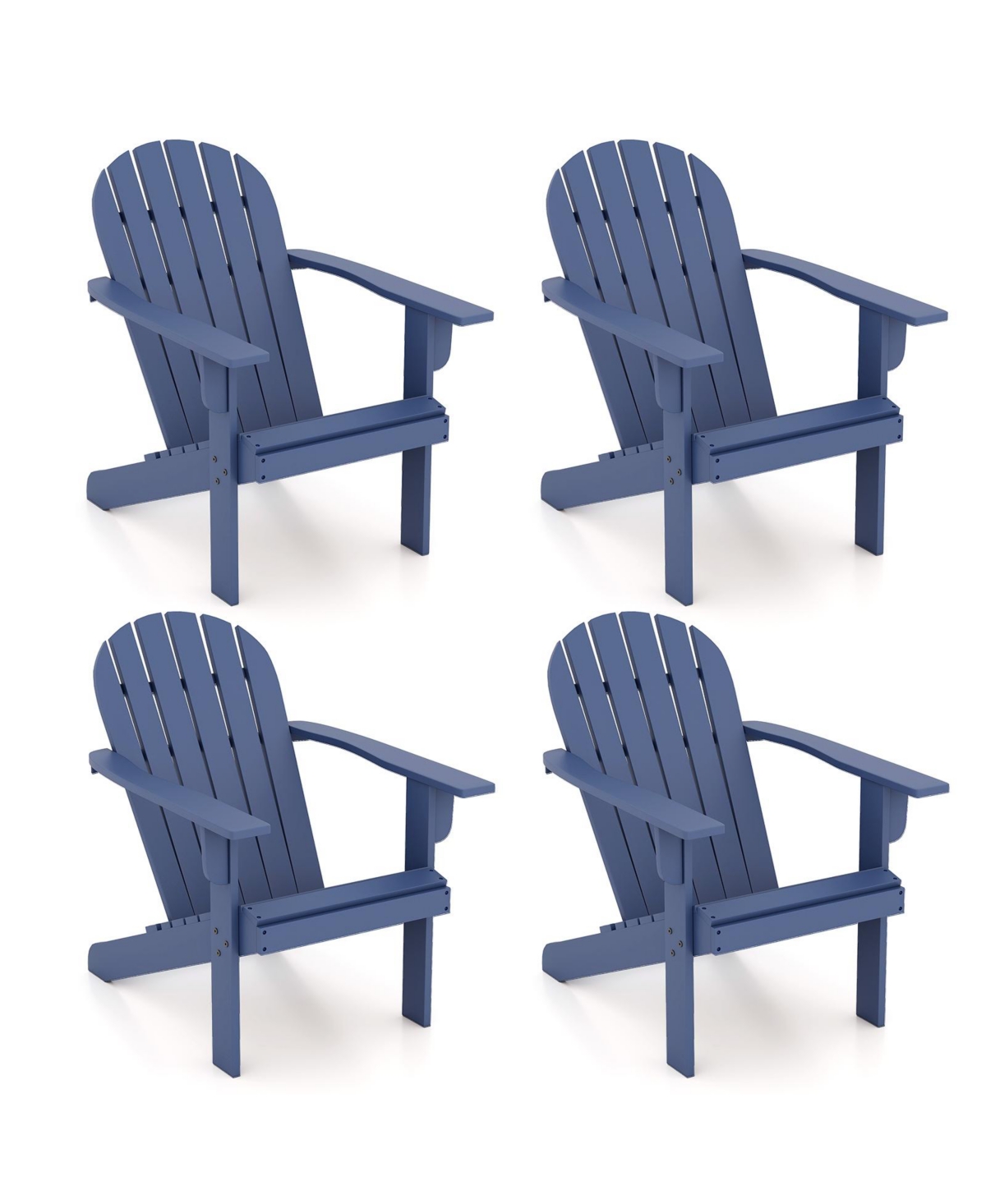 Click here for Gymax 2PCS Patio Adirondack Chair w/ Inclined Seat... prices