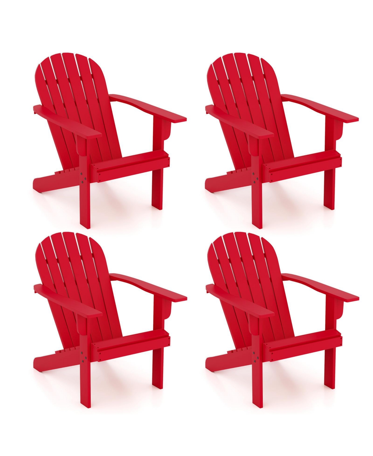 Click here for Gymax 2PCS Patio Adirondack Chair w/ Inclined Seat... prices