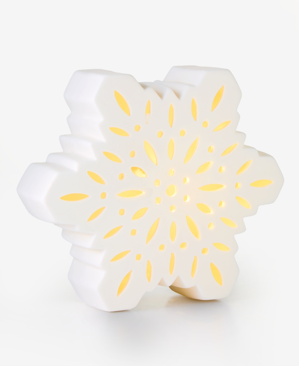 Click here for Holiday Lane Opulence Ceramic Snowflake with Led L... prices