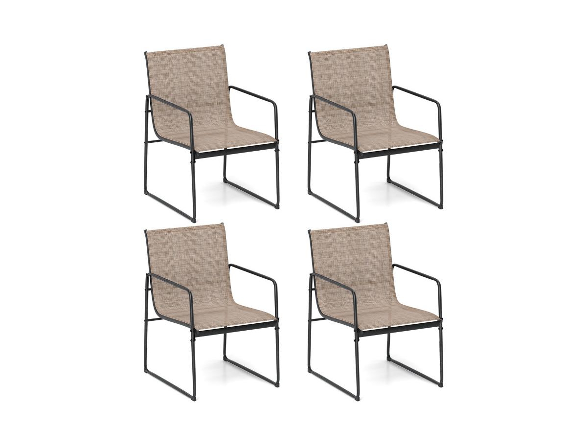 Click here for Slickblue Patio Furniture Chair Set of 4 with Vent... prices