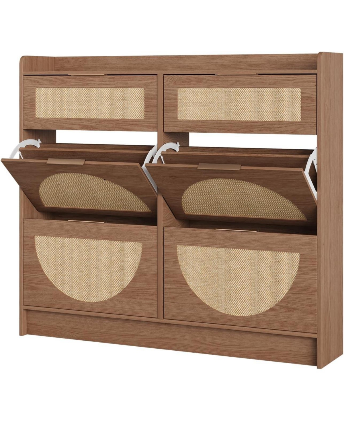 Click here for gaomon Rattan Shoe Storage Cabinet with 4 Flip Dra... prices