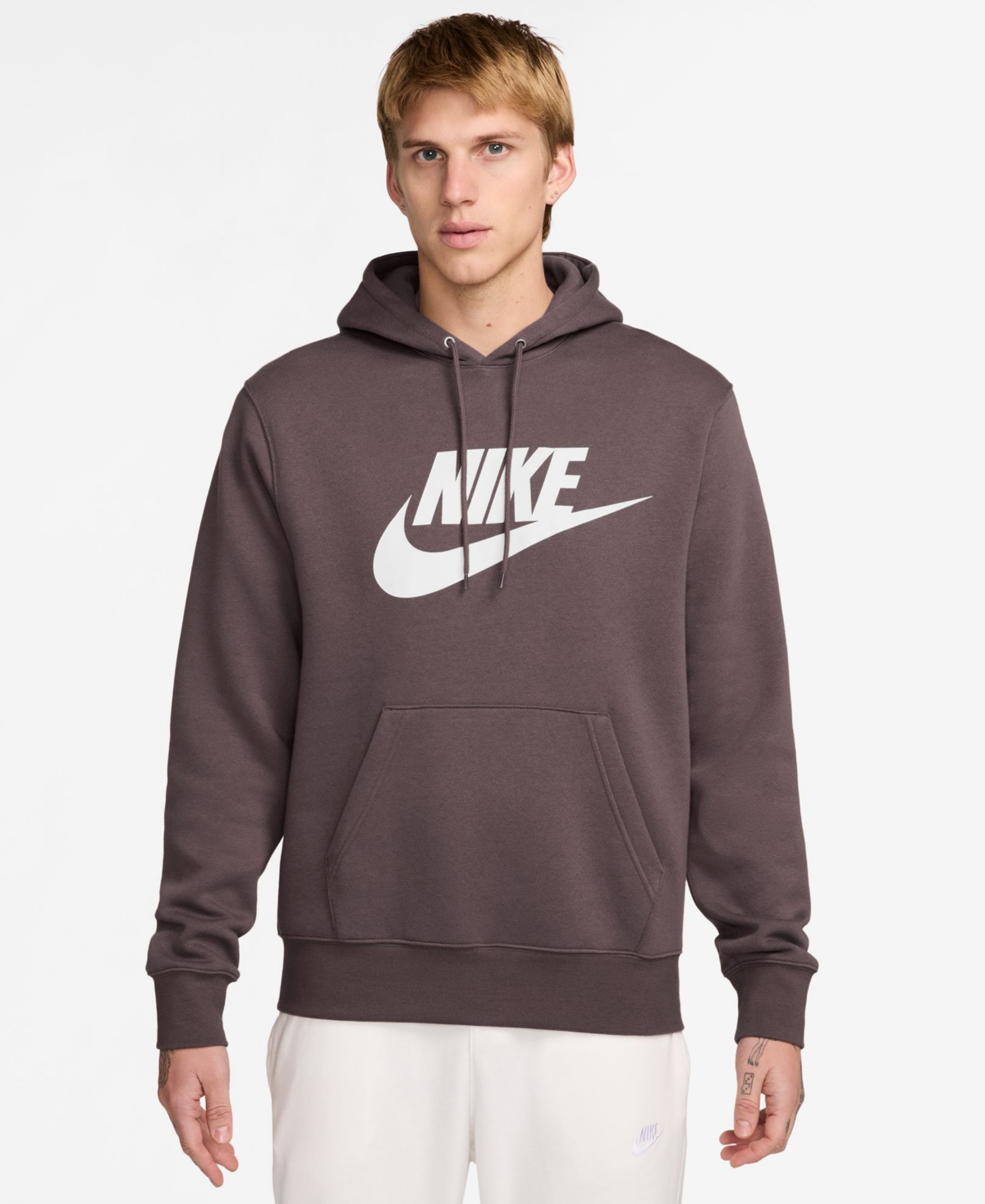 Click here for Nike Mens Club Fleece Standard-Fit Logo-Print Hood... prices