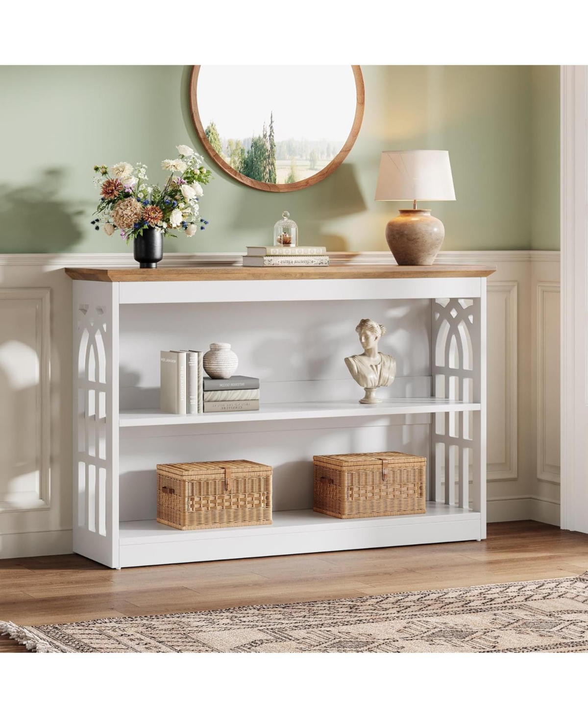 Click here for Tribesigns 41.34" 3 Tier Console Table  Narro... prices