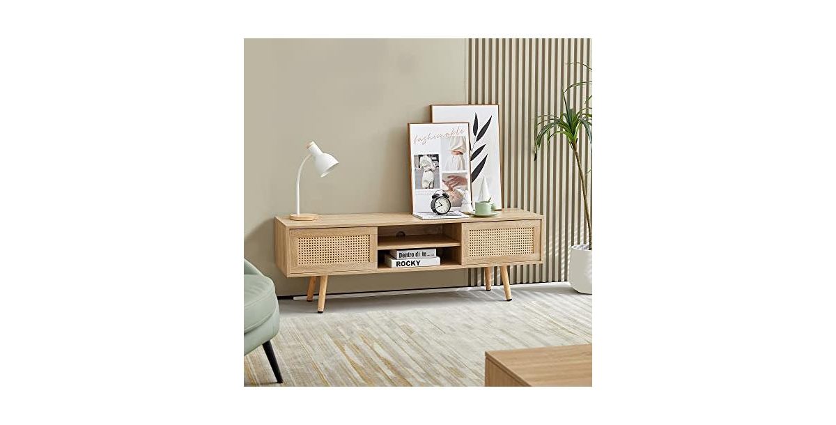 Click here for gaomon 55.12" Rattan Tv Cabinet  Double Slidi... prices