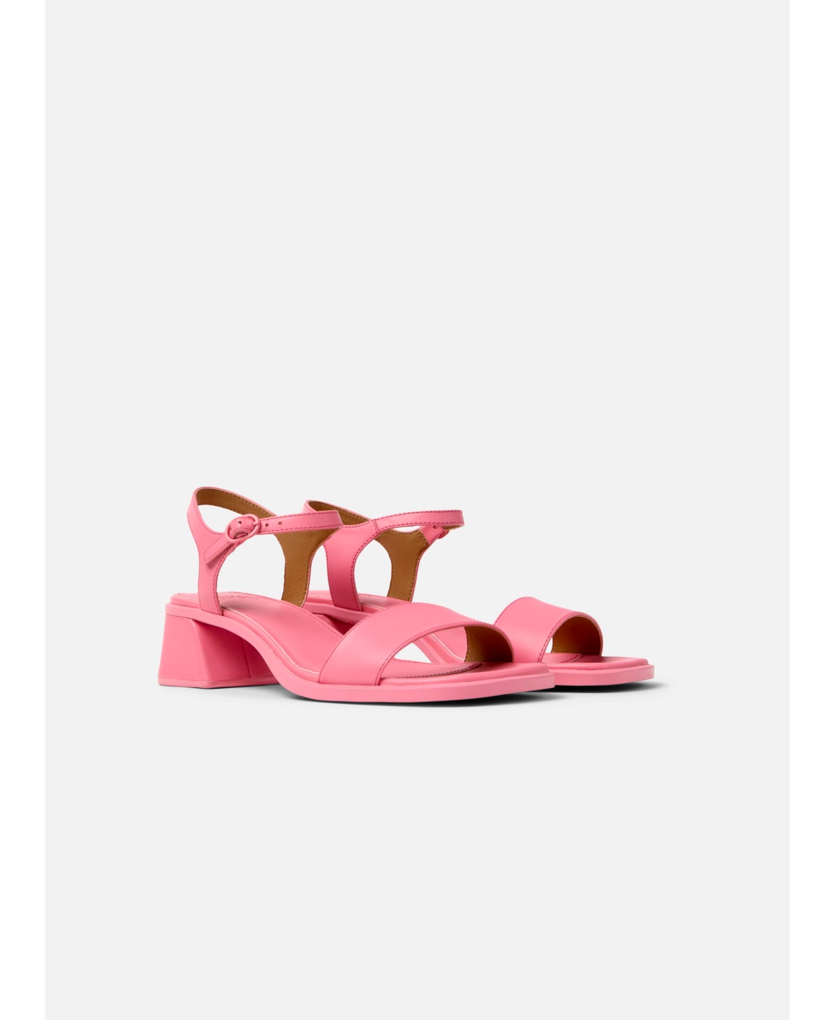 Click here for Camper Womens Kora Sandal Leather Sandal - Pink prices