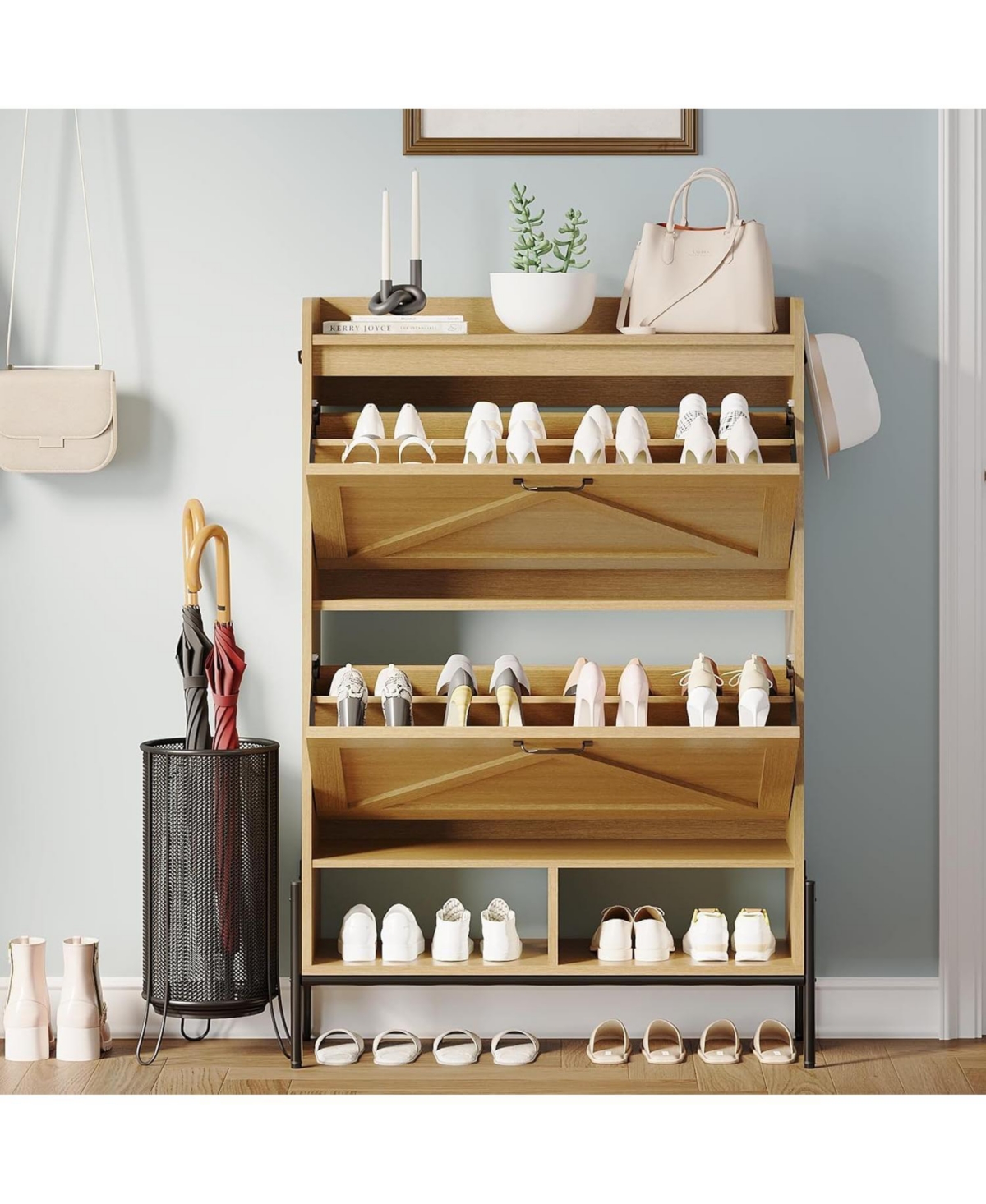 Click here for gaomon with 2 Flap Drawers for Entryway Freestandi... prices