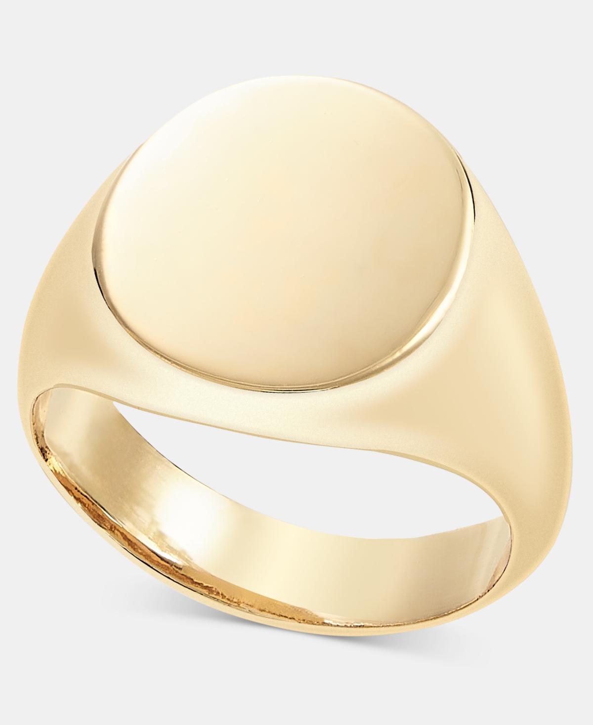 Click here for On 34th Round Signet Ring  Macys Exclusive - Gold prices