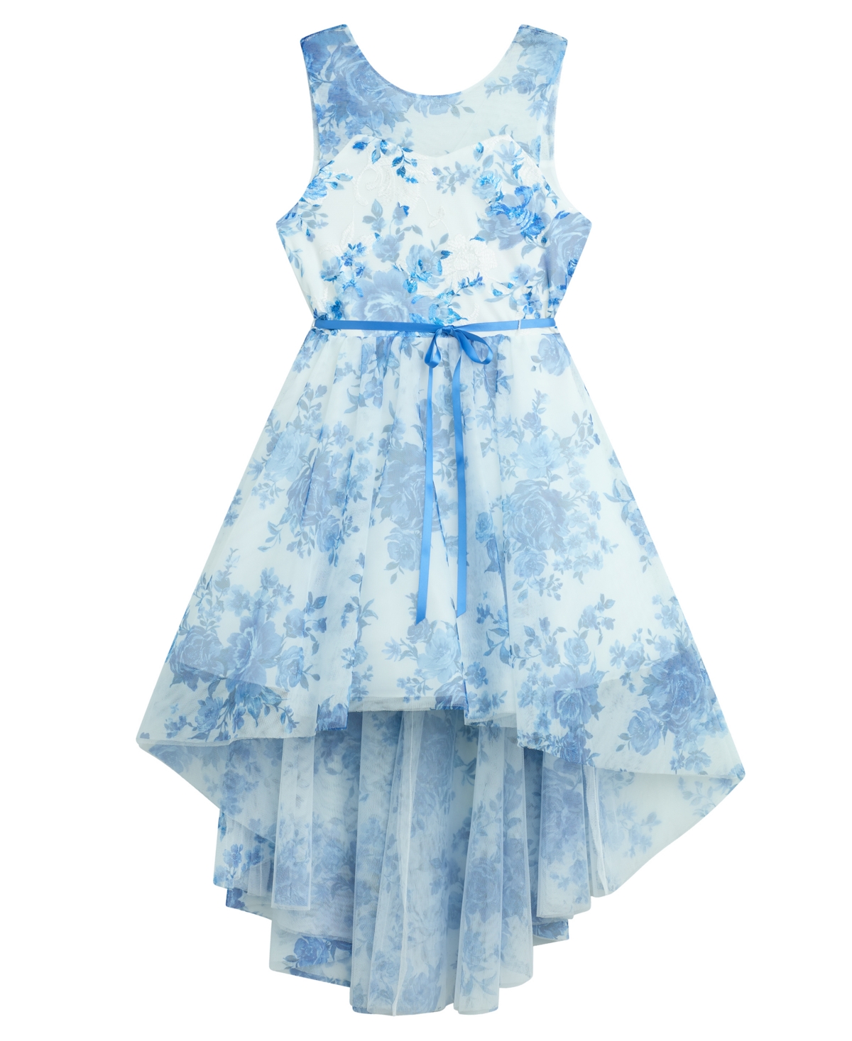 Click here for Bcx Girls 7-16 Sleeveless Floral Embroidered Mesh... prices